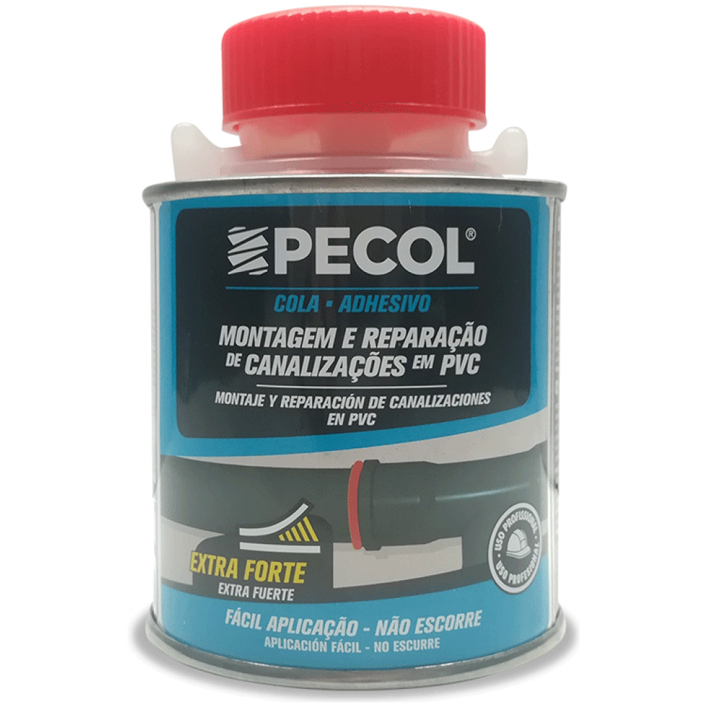 Cola para Montagem e Reparação de Canalização em PVC 250ml - termocliv.pt